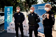 EU and UNOPS hand over personal protective equipment to National Police ...