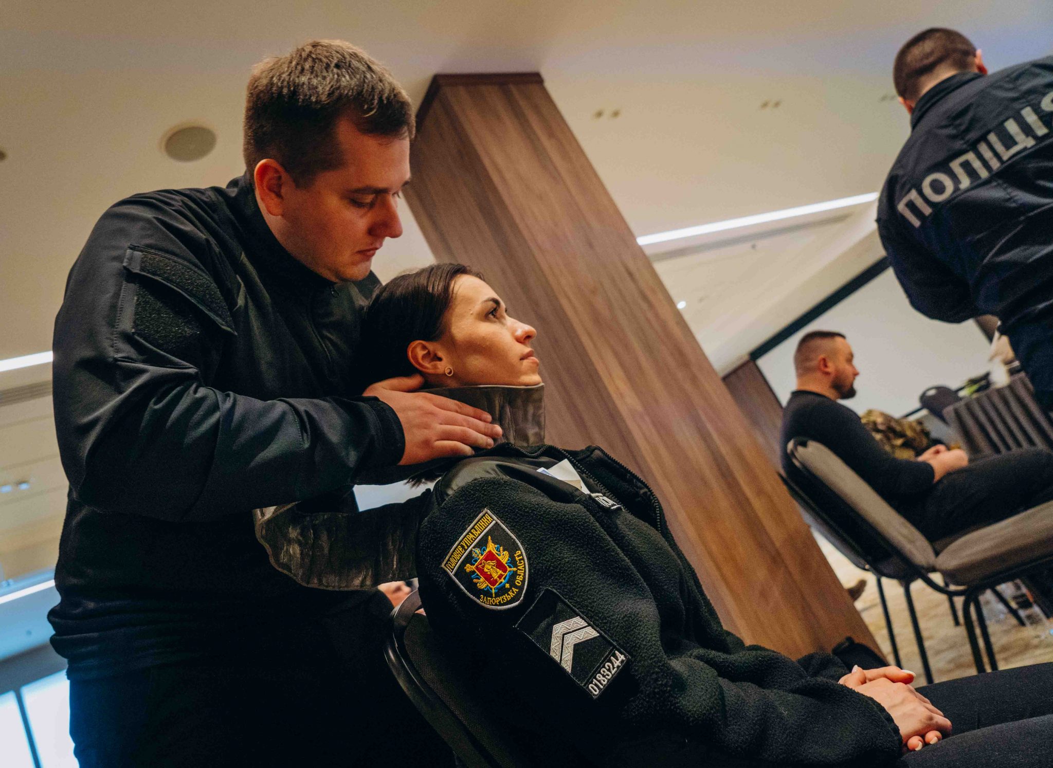 EUAM facilitated first-aid training for officers of the National Police ...