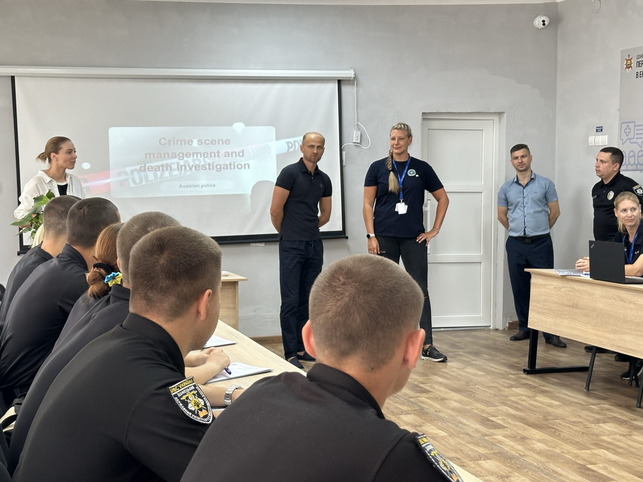 Crime Scene Management: Lecture for Future Investigators in Kropyvnytskyi — EUAM Ukraine